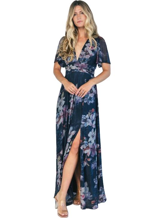 BALTIC BØRN arianne mesh maxi dress